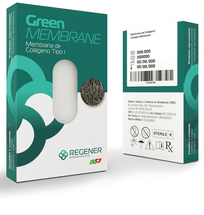Green Membrane - Membrana Biologica Colageno Tipo I 1mm- Regener ...